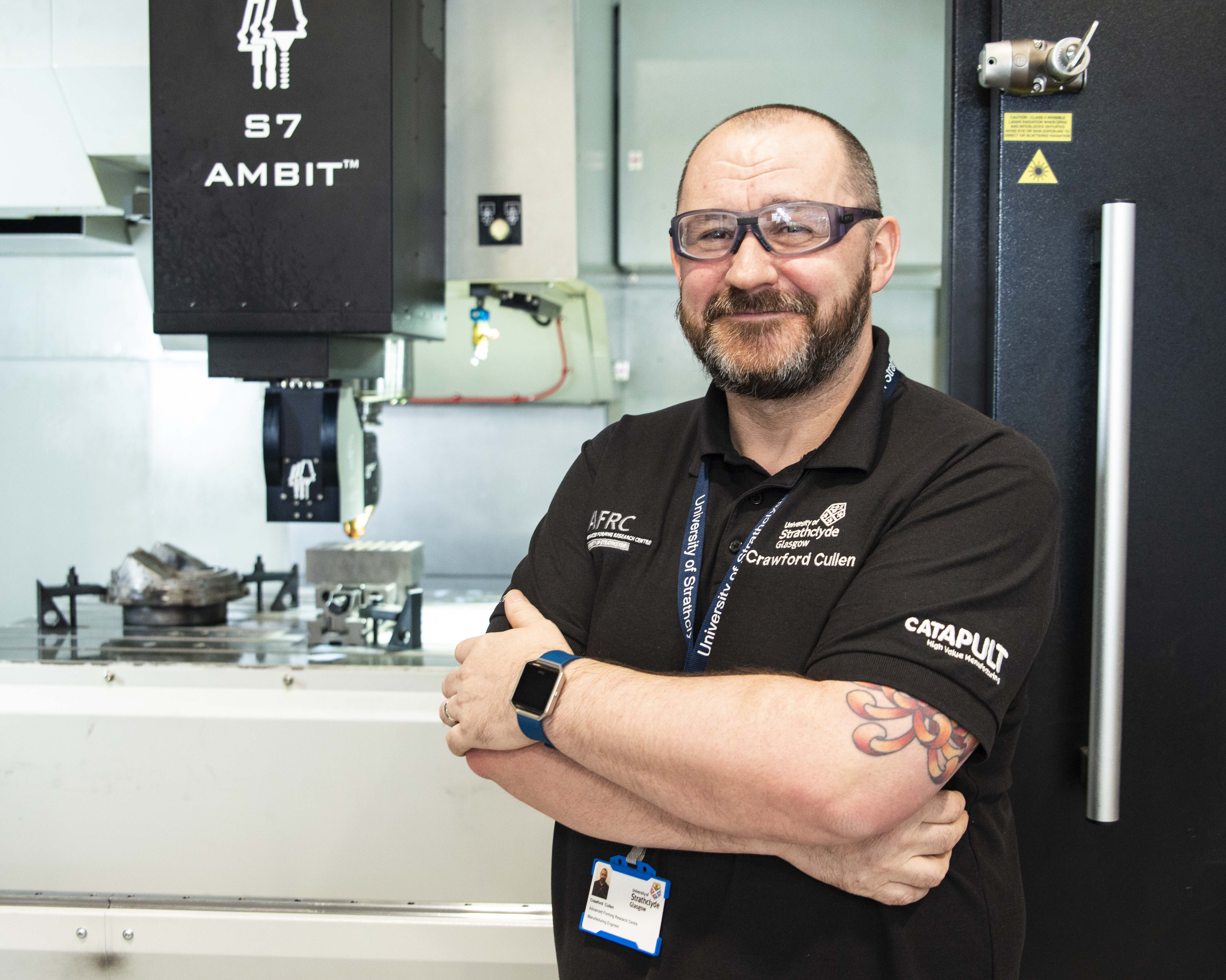 The AFRC combines machining and additive manufacturing on the first ...